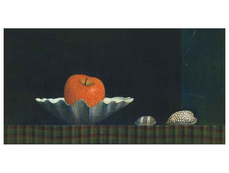 NOBOU SATOH (1926 – 2005) Apple and seashells 1992 – Australian Galleries